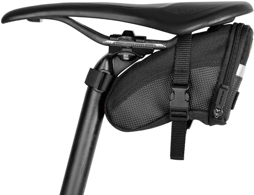 Topeak Aero Wedge Saddle Bag with Straps Small 0.66L | Tredz Bikes