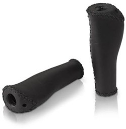 XLC Leather Lock-On Bar Grips (GR-S29) | Tredz Bikes