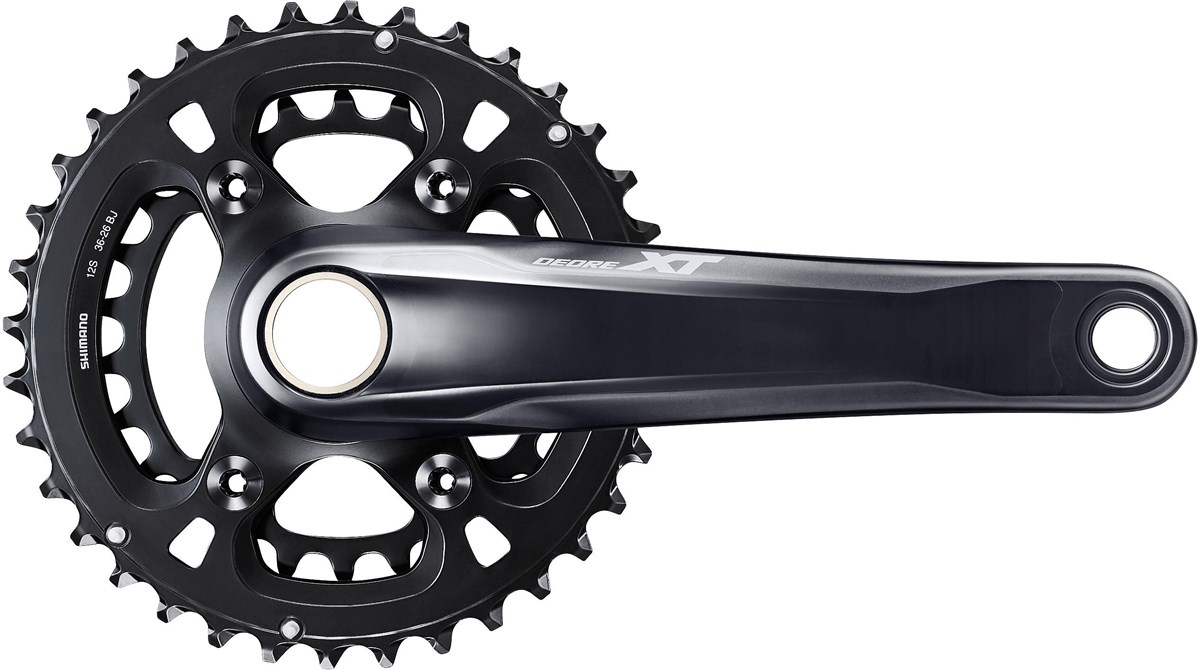 Shimano XT M8100 Hollowtech II 12 Speed Double Chainset | Tredz Bikes