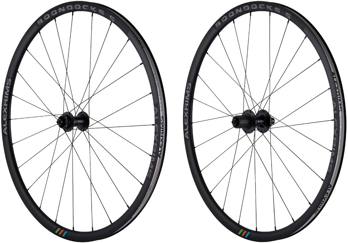 Alexrims Boondocks 5 700C Gravel Disc Wheelset | Tredz Bikes