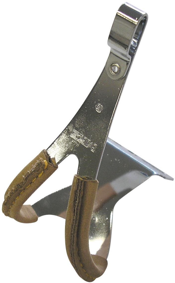 MKS Steel Toe Clip With Leather | Tredz Bikes