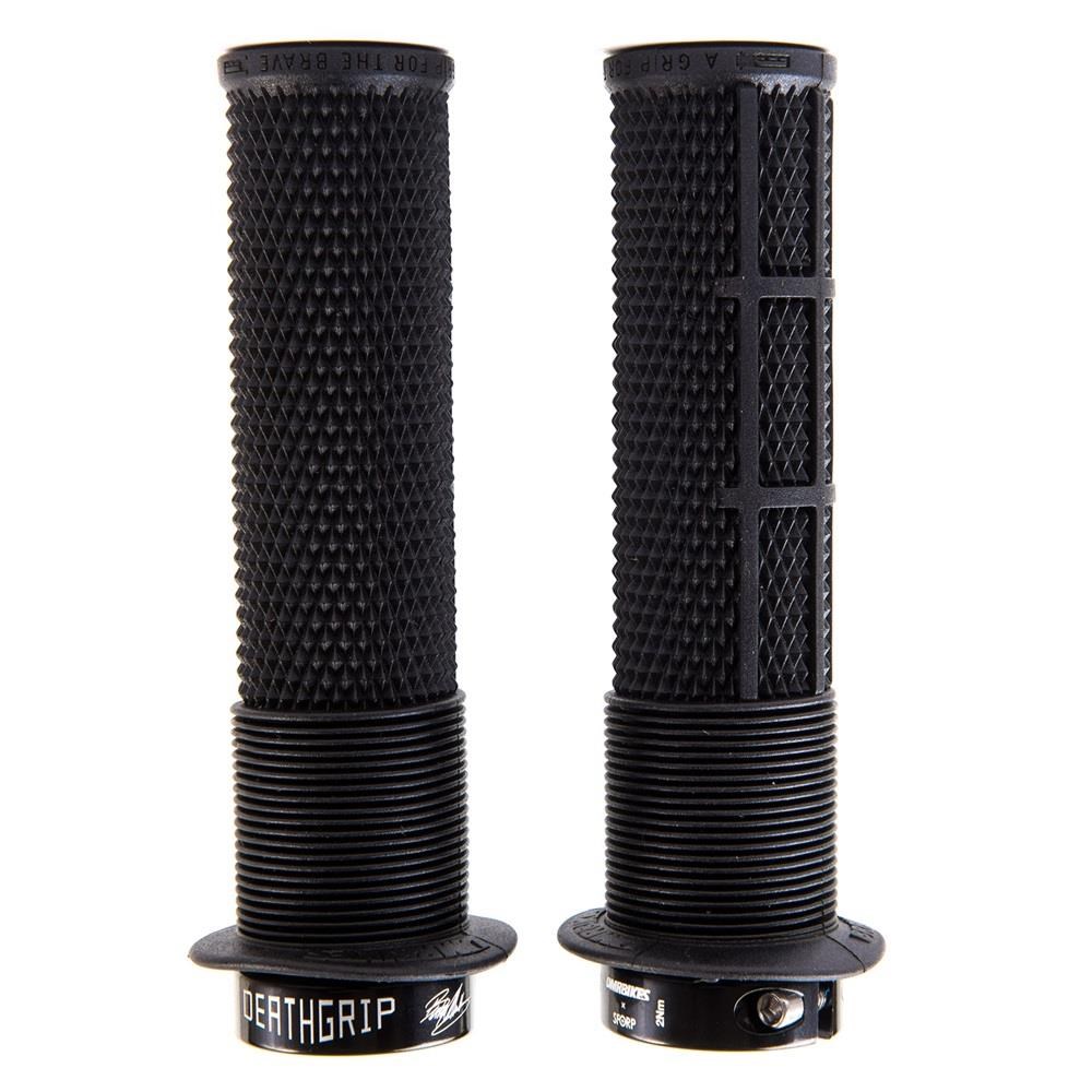 DMR Brendog DeathGrip Flange MTB Grips | Tredz Bikes
