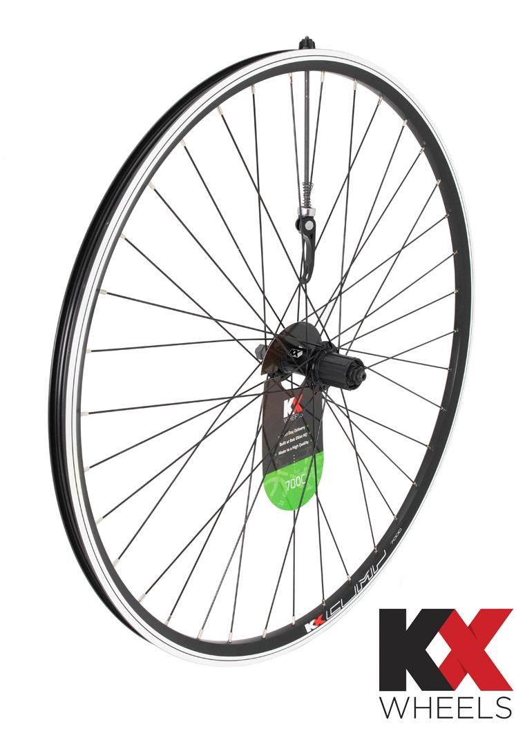 KX Wheels Hybrid Doublewall Q/R Cassette Rim Brake Rear 700c Wheel ...