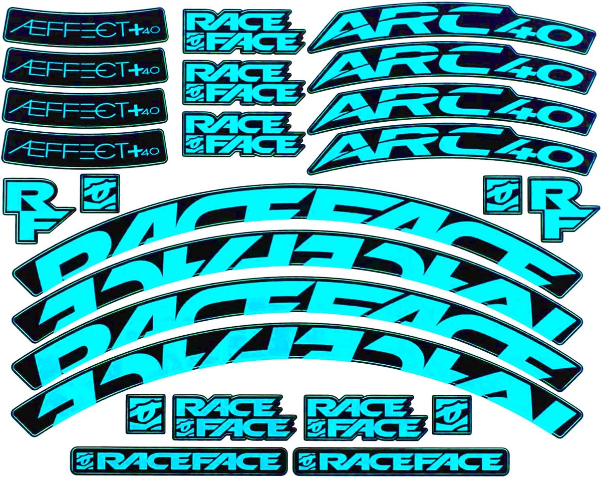 Race Face Arc / AEffect Rim Decal Kit | Tredz Bikes